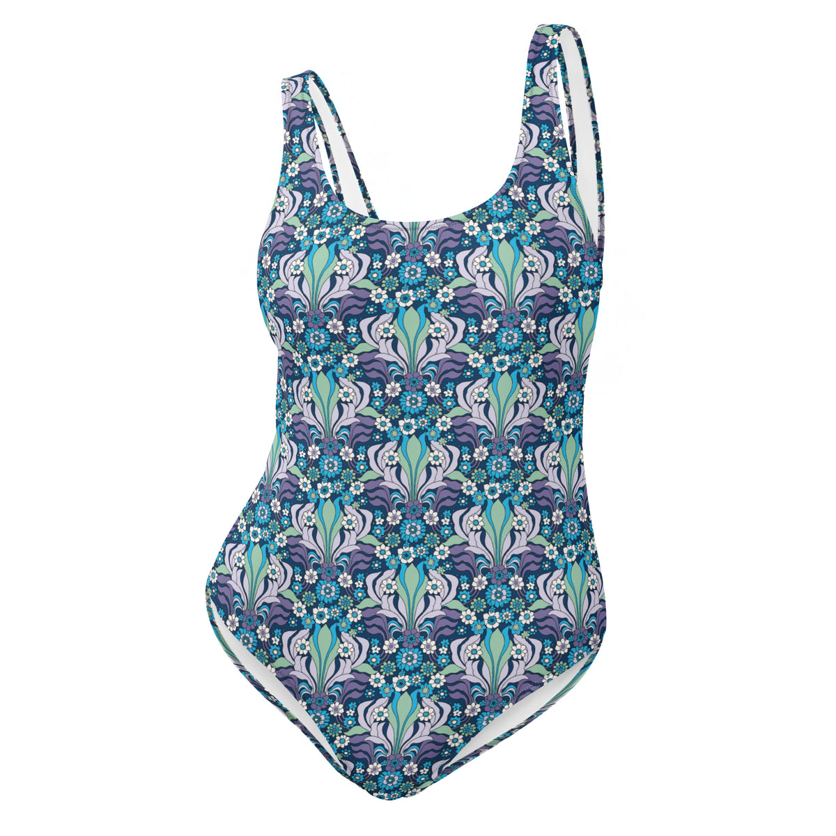 One-Piece Swimsuit • Blue Mrs. Roper – Niki Roxx